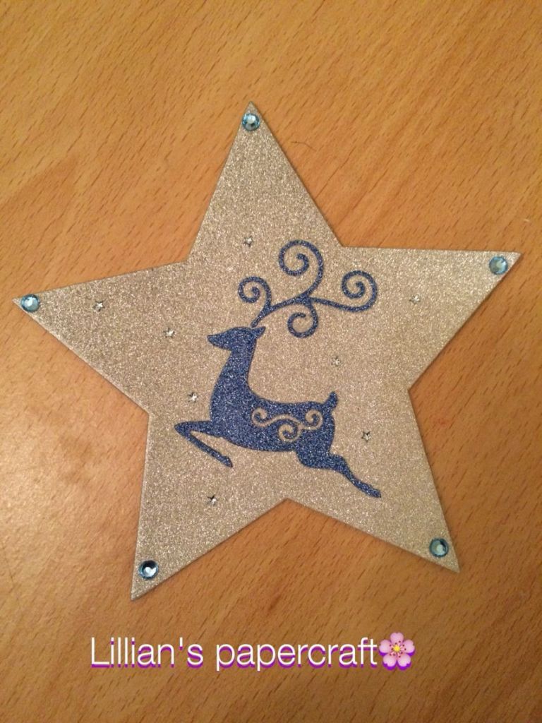 Australian Papercraft Essentials Free Standing Star Card Using Reindeer ...