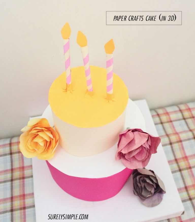 Birthday Cake Papercraft Paper Birthday Cakes - Printable Papercrafts ...