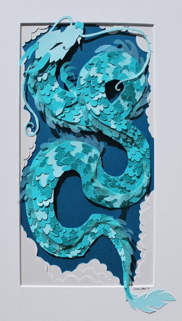 Chinese Dragon Papercraft Caroline Boyk S Blog Chinese Dragon Paper ...