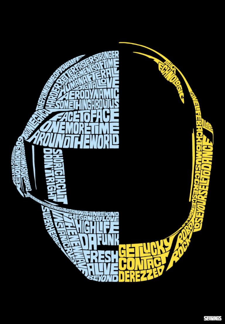 Daft Punk Papercraft Daft Punk Stencil Template Stencil Templates ...