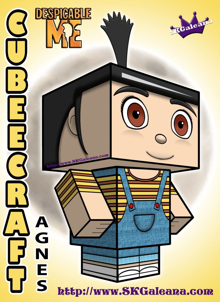 Despicable Me Papercraft Despicable Me Cubeecrafts - Printable ...