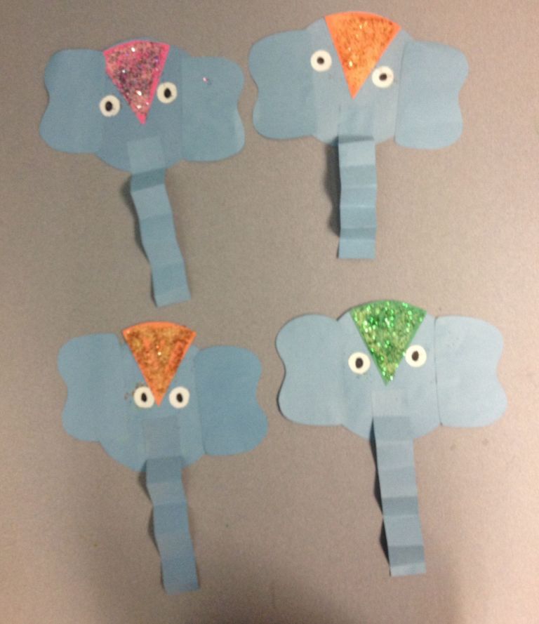 Elephant Papercraft Preschool Craft Around the World Week India ...