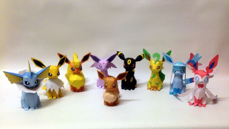Glaceon Papercraft Yoshiny S Design Sylveon Papercraft Pokemon ...