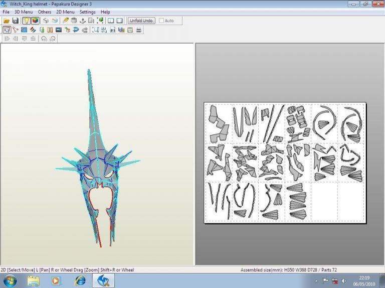 Printable Halo Papercraft Helmet - Printable Papercrafts - Printable ...