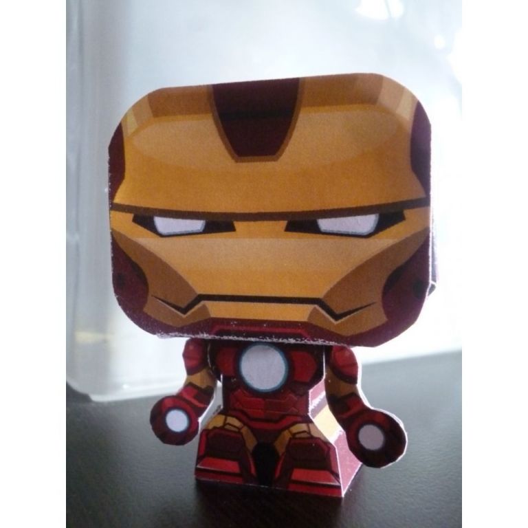 Iron Man Papercraft Mark 48 Wearable Suit Upd 9 Pepakura Pattern Diy ...