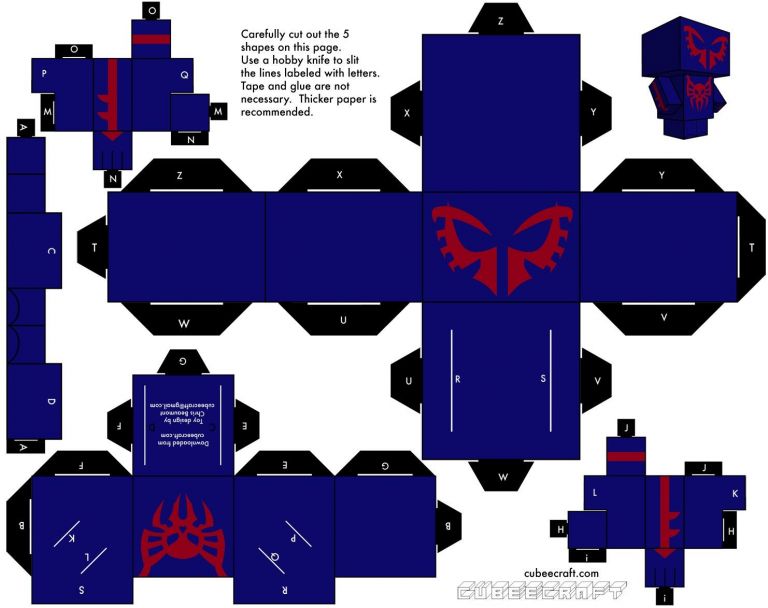 Printable Marvel Papercraft - Printable Papercrafts - Printable Papercrafts