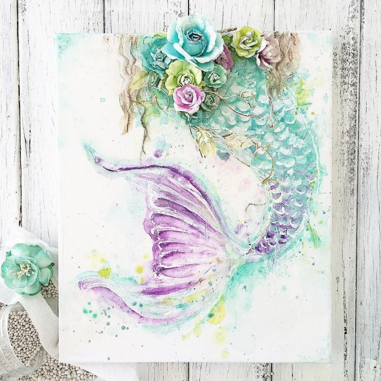 Mermaid Papercraft Mermaid Card Card Ideas Pinterest - Printable ...