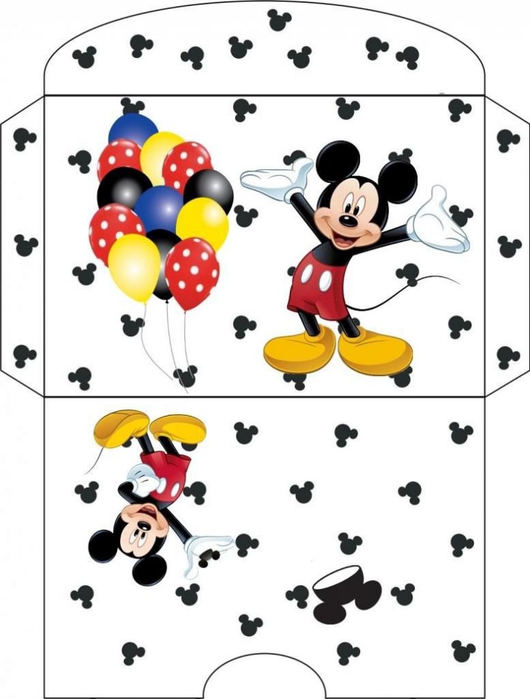 Printable Mickey Mouse Papercraft - Printable Papercrafts - Printable ...