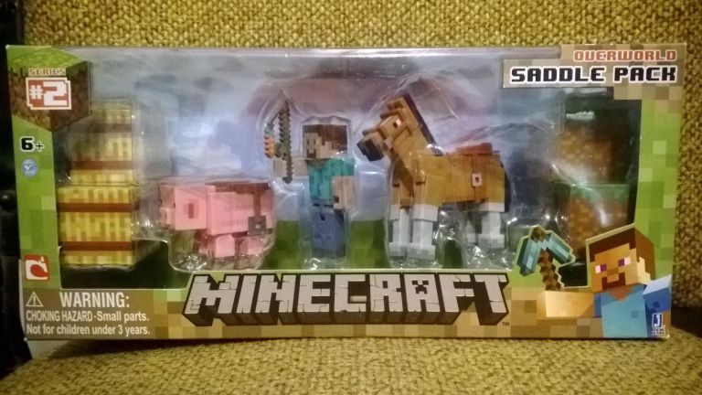 Minecraft Overworld Deluxe Papercraft Pack Minecraft Overworld Saddle ...
