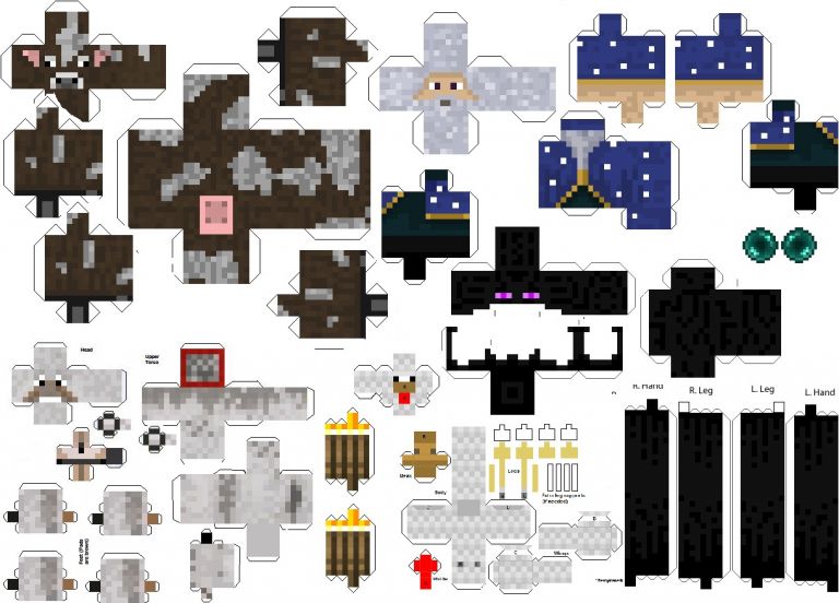 Printable Minecraft Papercraft Sword - Printable Papercrafts ...