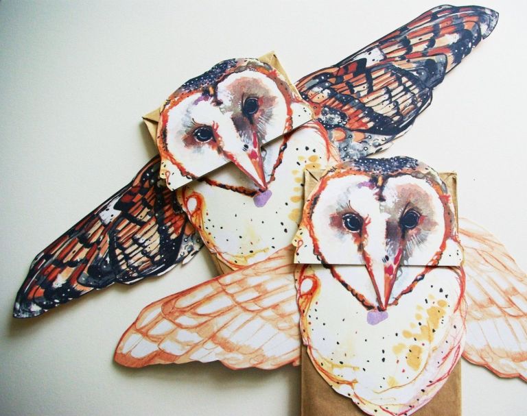 Owl Papercraft Colorful Give A Hoot Pinterest - Printable Papercrafts ...