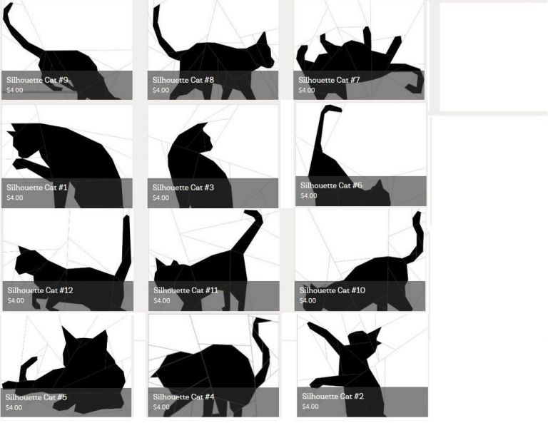 Papercraft Cat Cats Paper toys Diy Paper Craft Kit 3d Paper Animals 4 ...