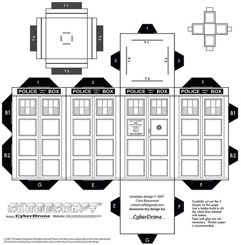 Papercraft Dalek Cyberdrone Offers Printable Templates for Many whovian ...