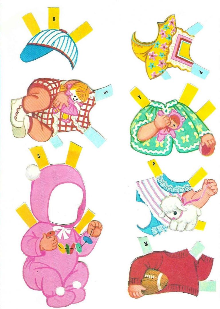 Papercraft Dolls Clothes for Robbie Vicki Susie Patti and Mark ...