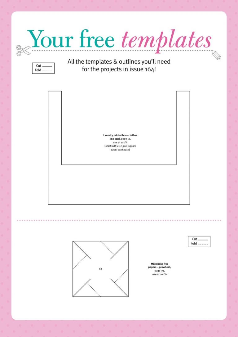 Papercraft Inspiration Free Templates From Papercraft Inspirations ...