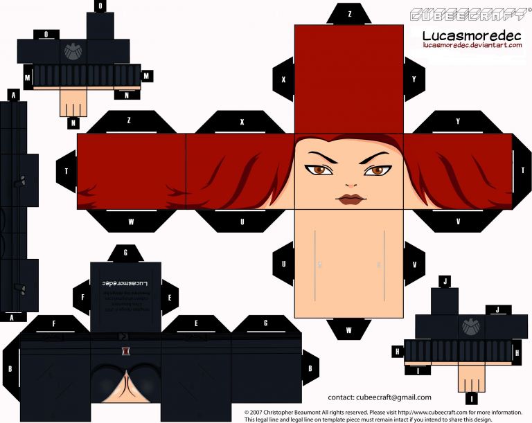 Printable Papercraft People - Printable Papercrafts - Printable Papercrafts
