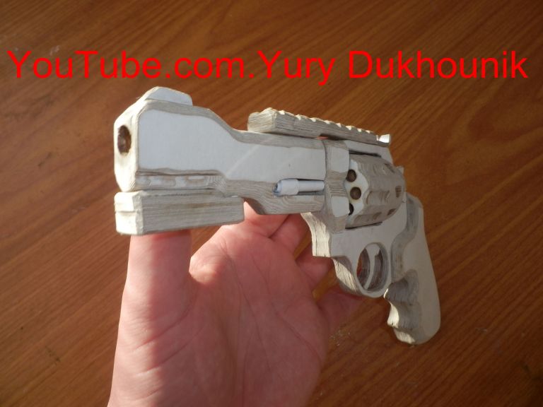 Papercraft Pistol 15 Best How to Make A Gun Revolver R8 Paper Images On ...