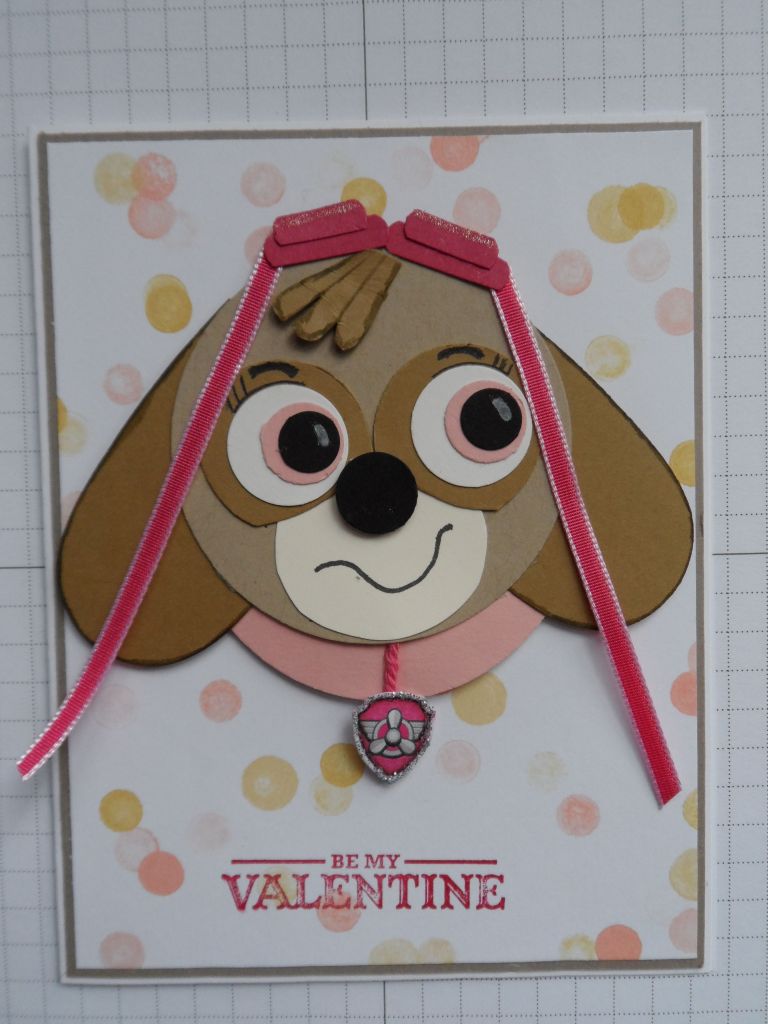 Papercraft Punches Skye From Paw Patrol Handmade Cards Punch Art ...