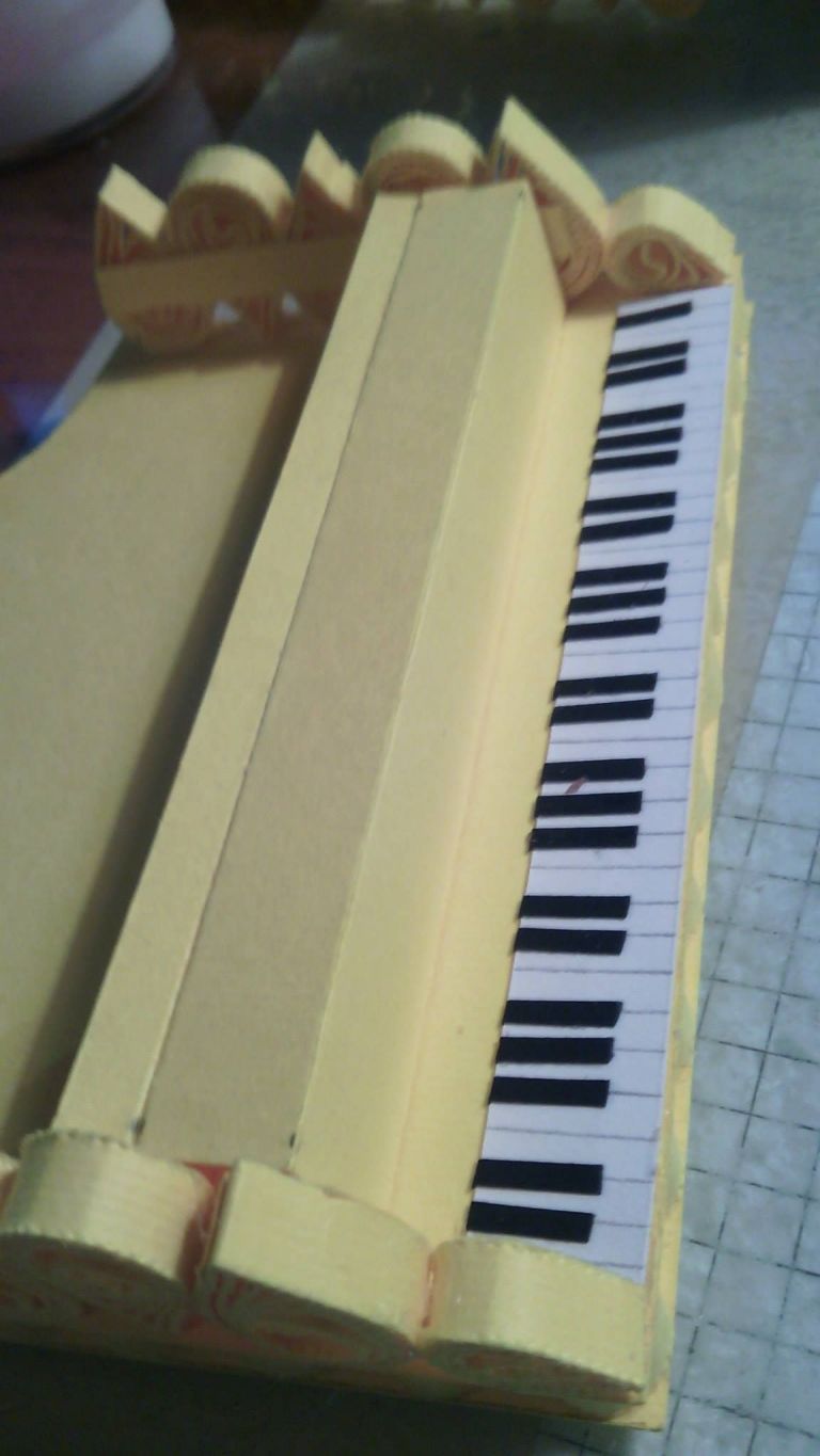 Piano Papercraft Quilling by Dragan Piano All About Quilling Technique ...