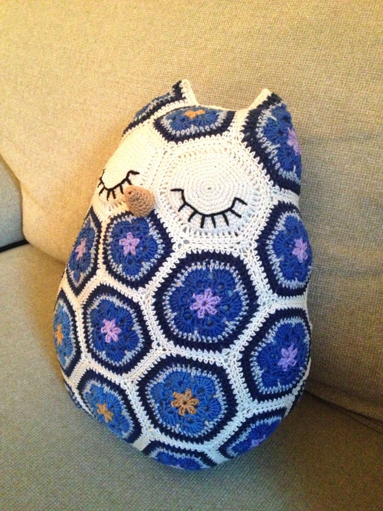 Sackboy Papercraft Crochet African Flower Owl Free Pattern Dancox for ... Sackboy Papercraft Crochet African Flower Owl Free Pattern Dancox for ...