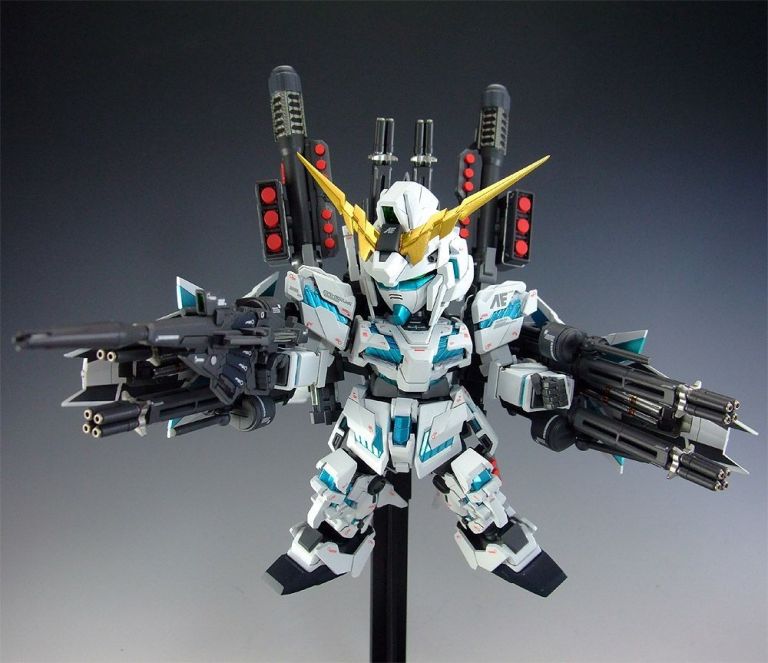 Sd Gundam Papercraft Sd Full Armor Unicorn Gundam Custom Build ...