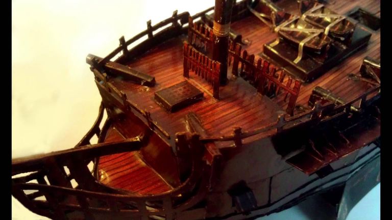 Ship Papercraft Paper Model Of the Transport Barge "may Flower ...