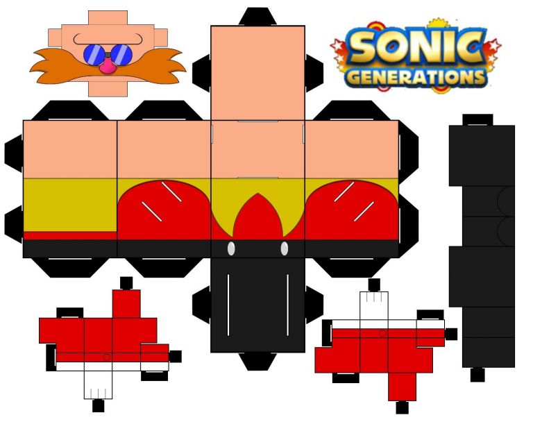 Sonic the Hedgehog Papercraft Classic Robotnik by Mikeyplater D4rib5n ...